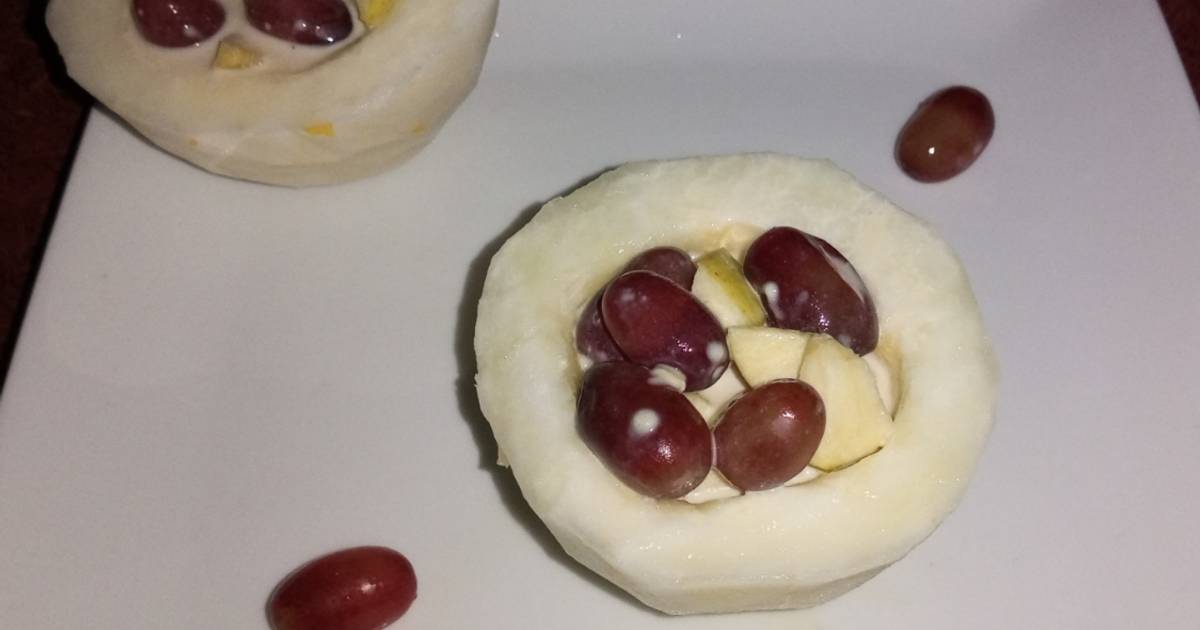 Sweet melon basket girki daga Mamu - Cookpad