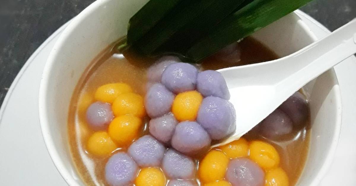 Resep Sticky Rice Ball Ubi Ungu dan Labu Kuning (135) oleh Yani ...