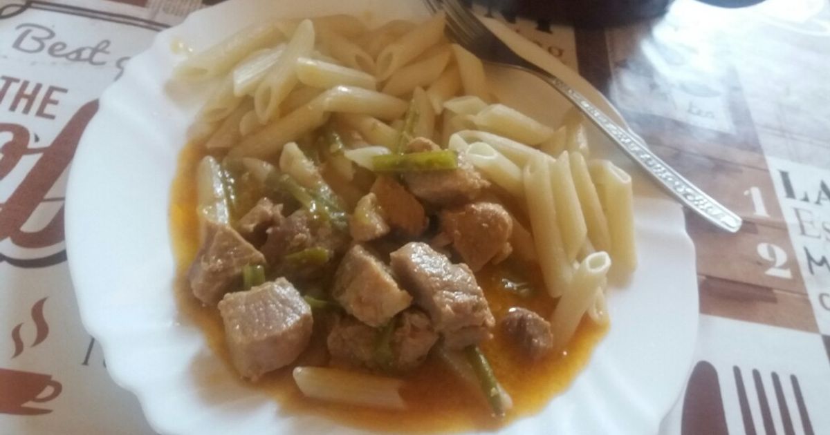 Sertés,Zöld Paszuly Tokány Makarónival : ) | Manoka Főztjei 😺 receptje ...