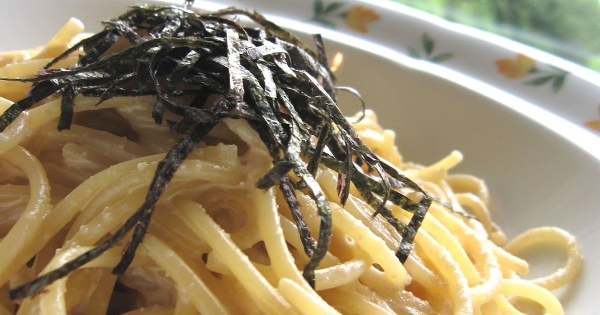 'Tarako' Cod Roe Pasta Abroad Recipe by cookpad.japan