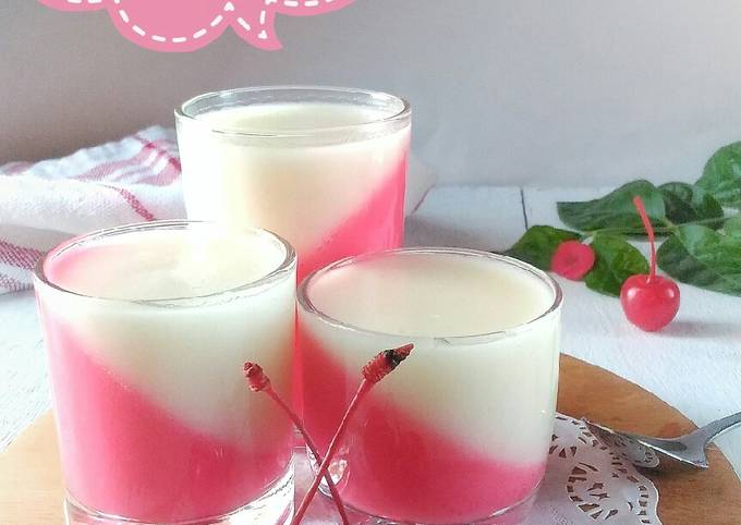 Resep Puding merah putih oleh Feni Resianti - Cookpad
