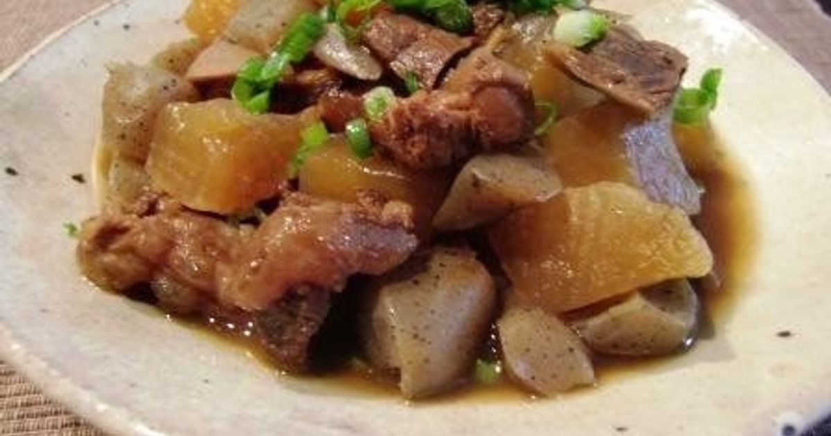 Meltingly Tender Beef Tendons And Daikon Radish Recipe By Cookpad.Japan