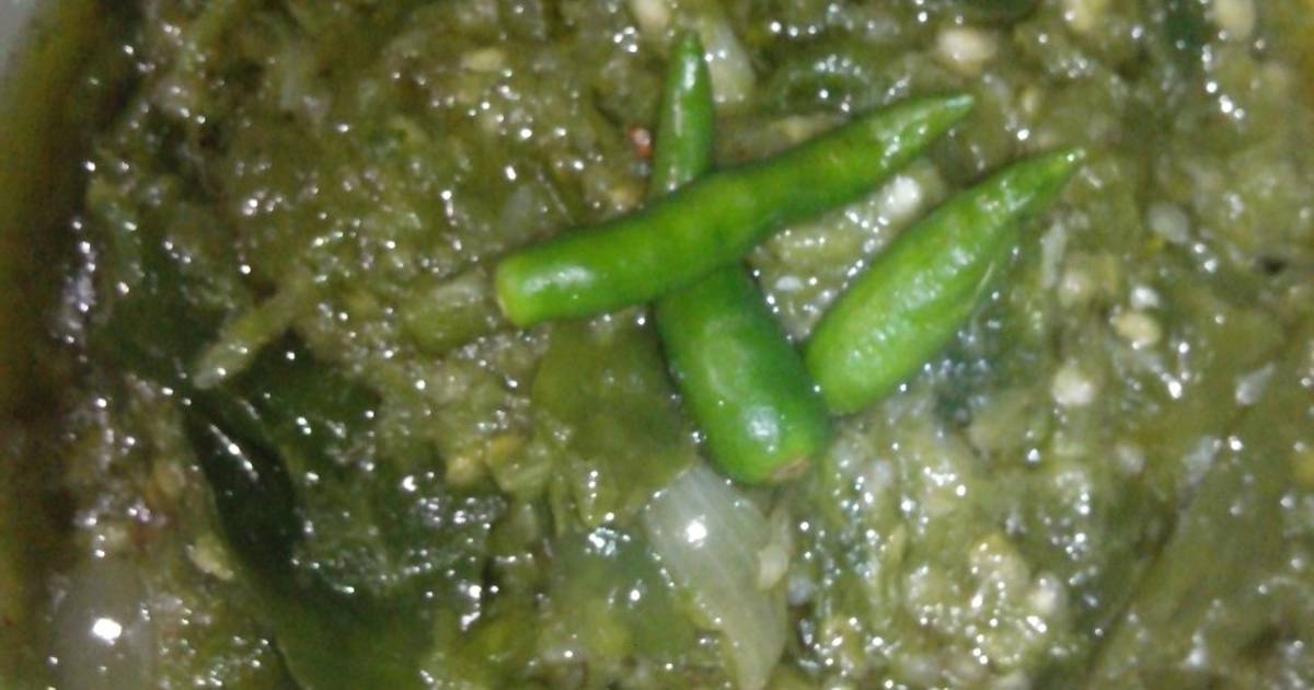 Resep Sambal Hijau Khas Padang Oleh Aisyaheki Cookpad