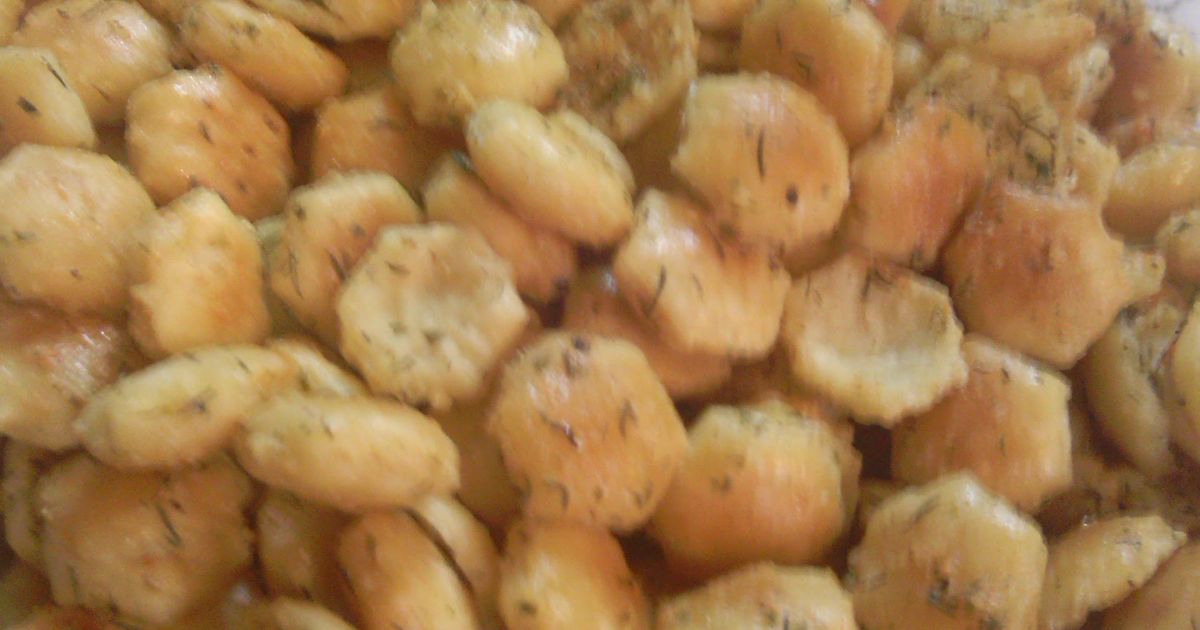 Sunshine's Baked Oyster Crackers Recipe By Brenda M. Castillo
