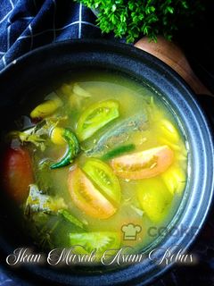 Resipi Ikan Rebus Asam Embang/Bambangan oleh DapurIbuFirasQila - Cookpad
