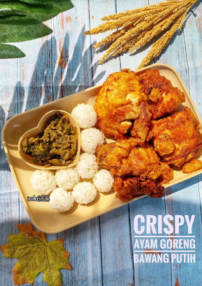 Resep Crispy Ayam Goreng Bawang Putih oleh Dapur Halal (Indri) - Cookpad