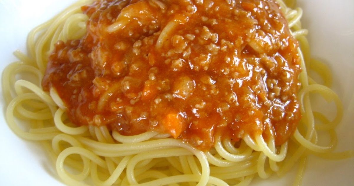 Nostalgic School Lunch Meat Sauce Recipe By Cookpad.Japan