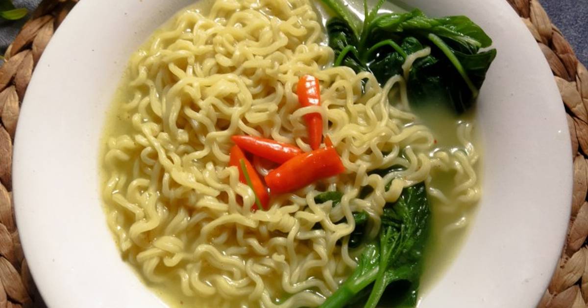 62 resep indomie rebus sayur bayam enak dan mudah - Cookpad
