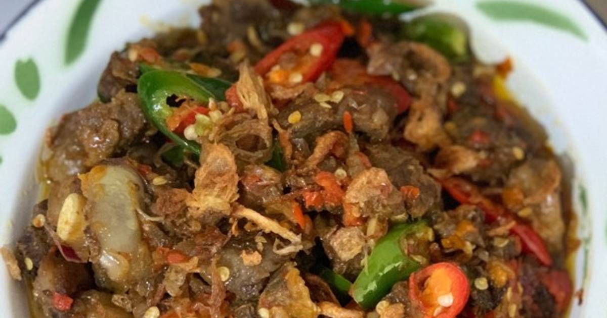 29 resep oseng iga mercon enak dan mudah - Cookpad