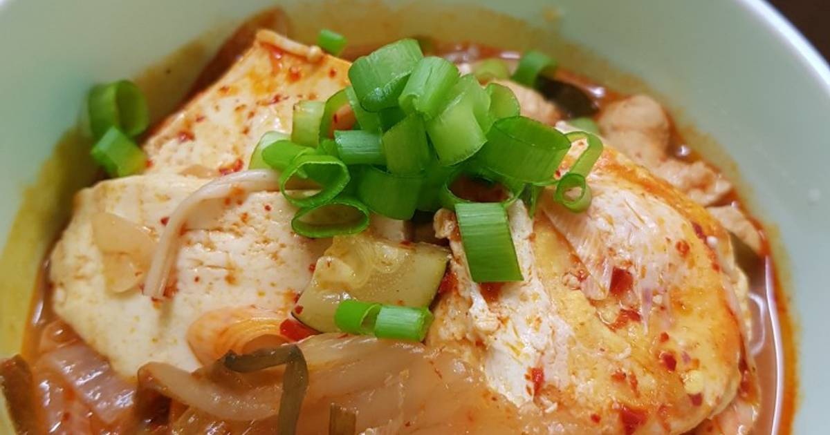 Resep Kimchi Jjigae (sup kimchi) oleh Mama K - Cookpad