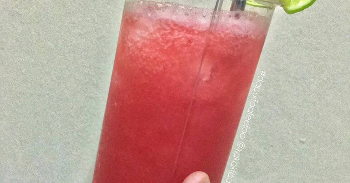Resipi Jus Tembikai Limau Oleh Kakak Faa Cookpad
