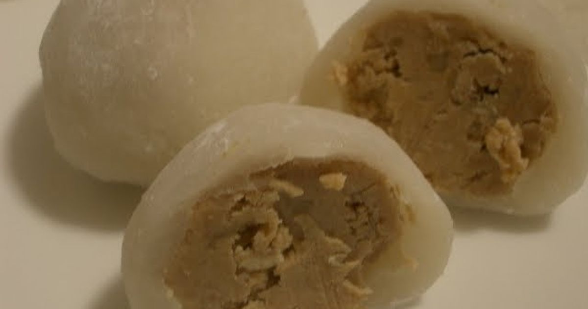 White Chocolate Daifuku With Walnuts And Kinako Recipe By Cookpad.Japan