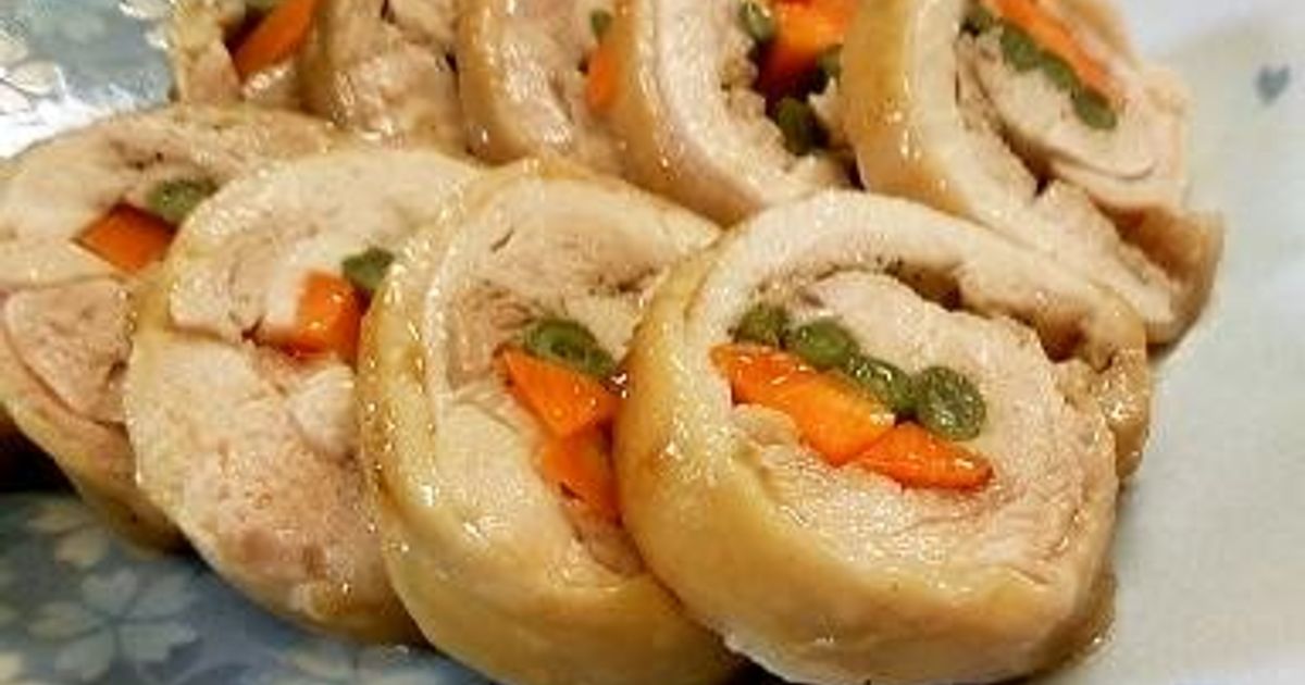 Quick Chicken Roll Using A Microwave Recipe by cookpad.japan