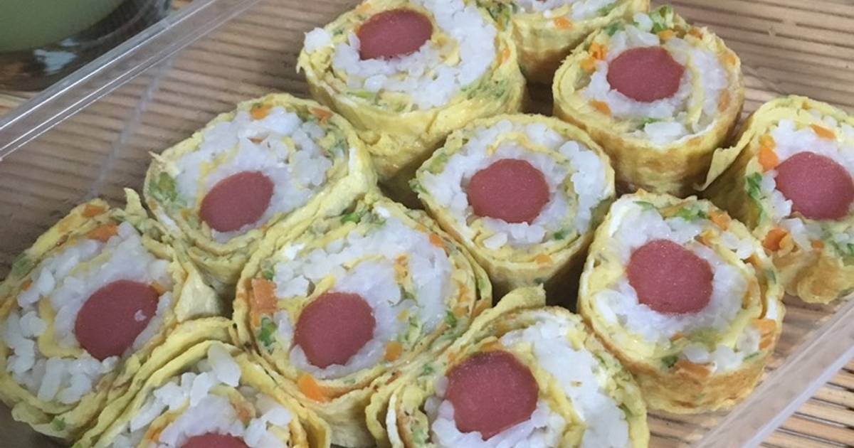 Resep Sushi simple bekal sekolah oleh hanathalla - Cookpad