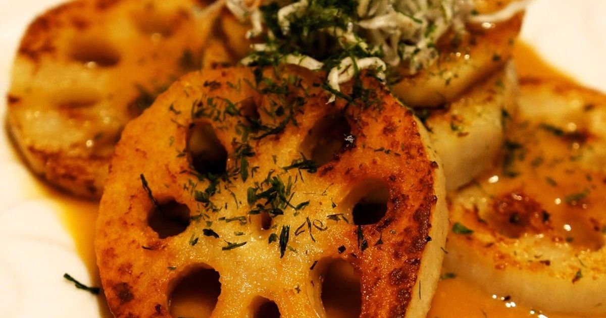 An Easy And Quick Dish! Crispy Lotus Root Steak Recipe By Cookpad.Japan