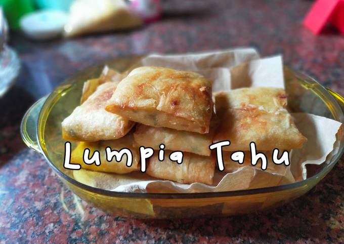 Resep Cemilan Lumpia Tahu oleh Nada21 - Cookpad
