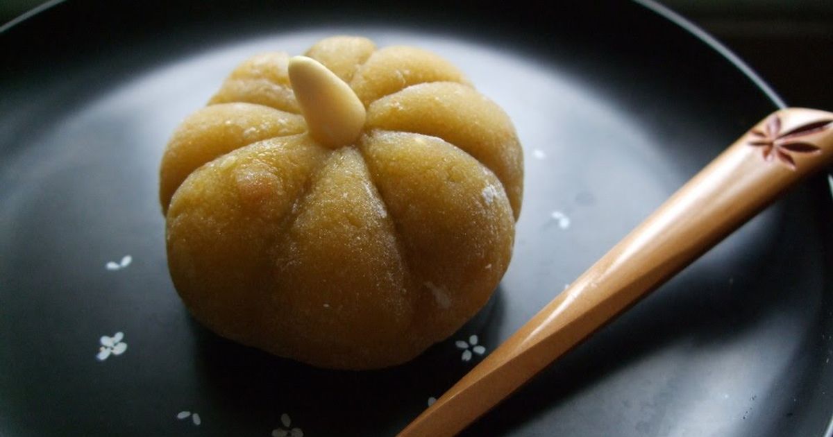 Halloween Wagashi Kabocha Squash Mochi Recipe By Cookpad.Japan