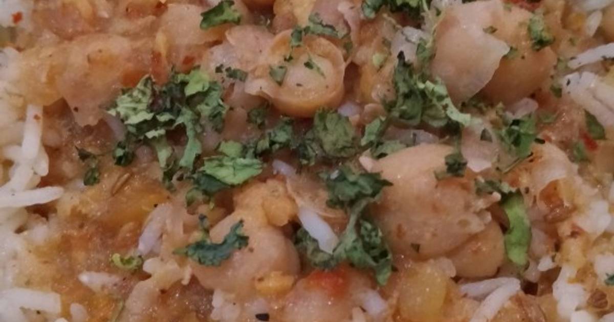 Chole chawal Recipe by Isha Tomar - Cookpad