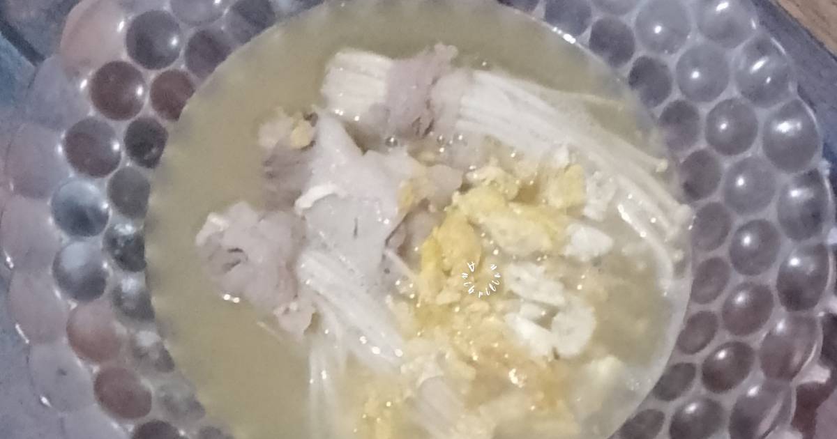 726 resep sup jamur enoki enak dan mudah - Cookpad