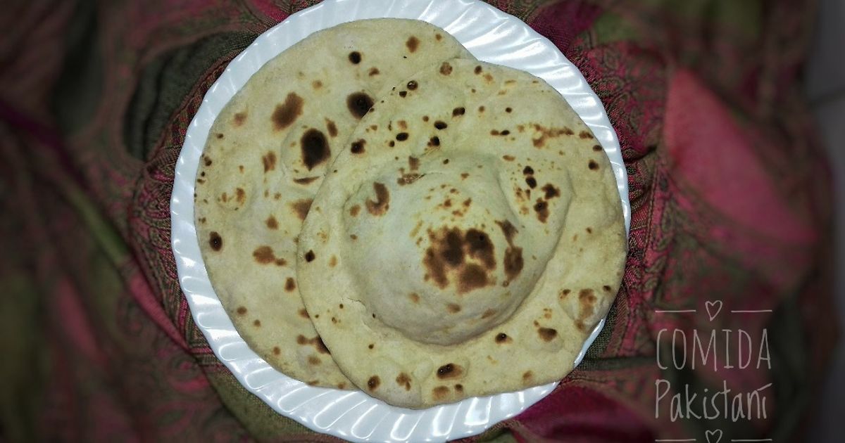 Naan Pan Receta de Comida Pakistaní 🍜