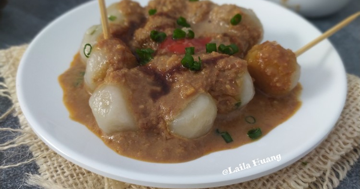 Resep 171. Cilok Bandung Saos Kacang oleh Laila_Huang - Cookpad