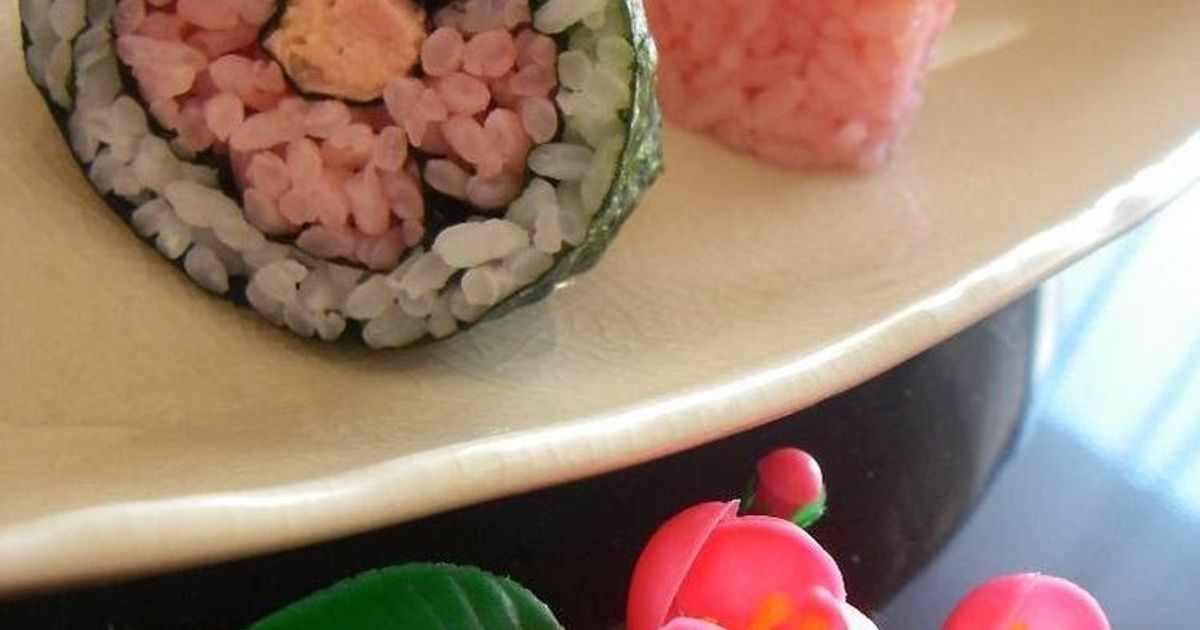 Plum Blossom Sushi Rolls Recipe By Cookpad.Japan