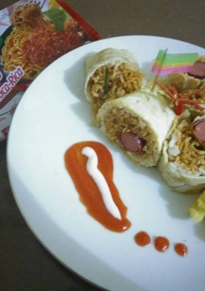 Resep Sushi Simple Indomie Rica-rica oleh Junaida Ariestiyanti - Cookpad