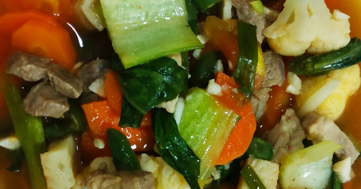 Resep Capjay Goreng Merah oleh Amellia Dwie - Cookpad