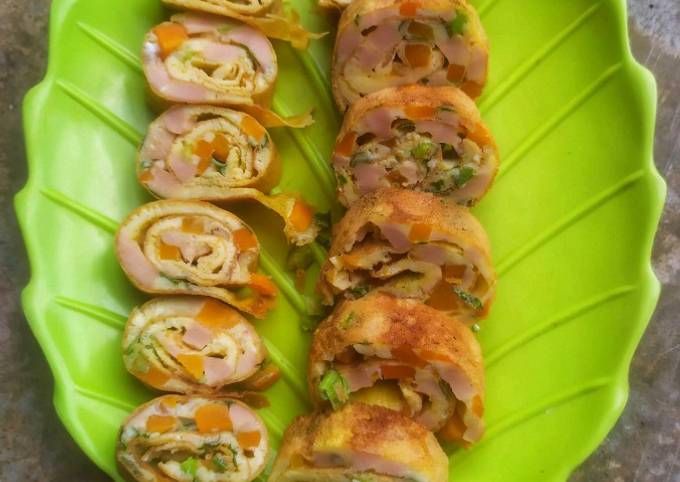Resep Telur Gulung Korea oleh Mama Rara - Cookpad
