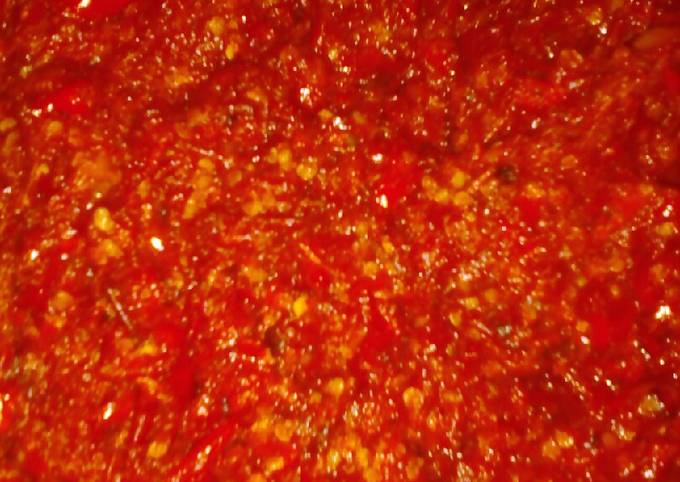 Resep Sambal chicken geprek ubaid oleh ummu fulan - Cookpad