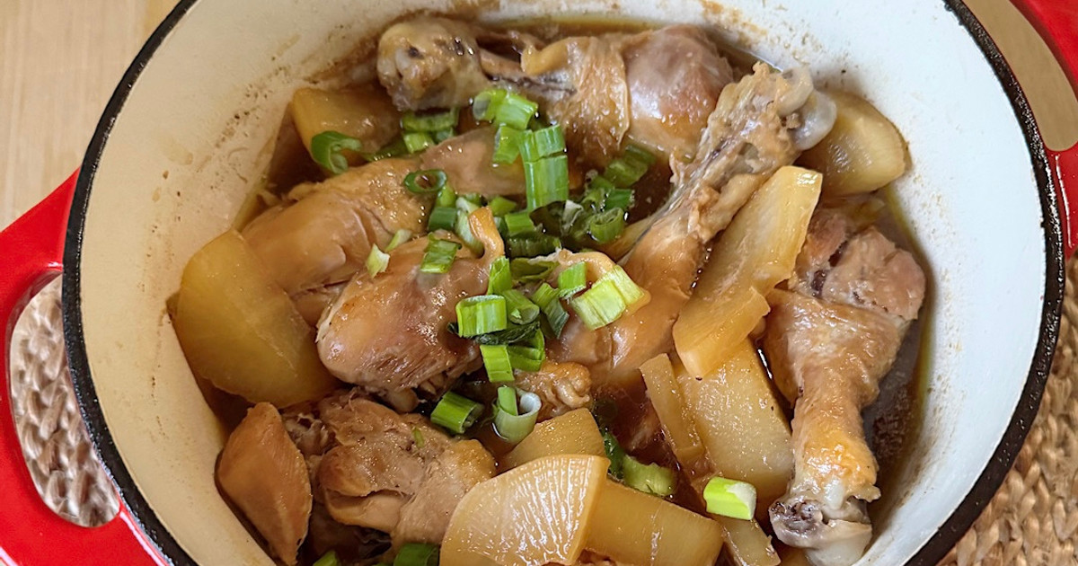 Simmered Chicken And Daikon Radish Recipe by Yuki Ohtani - Cookpad