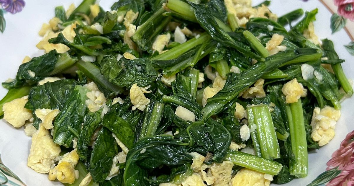 Resep Cah Sawi Hijau Telur 🥬🥚 (Simple Nikmat Untuk Jadi Pelengkap) oleh ...