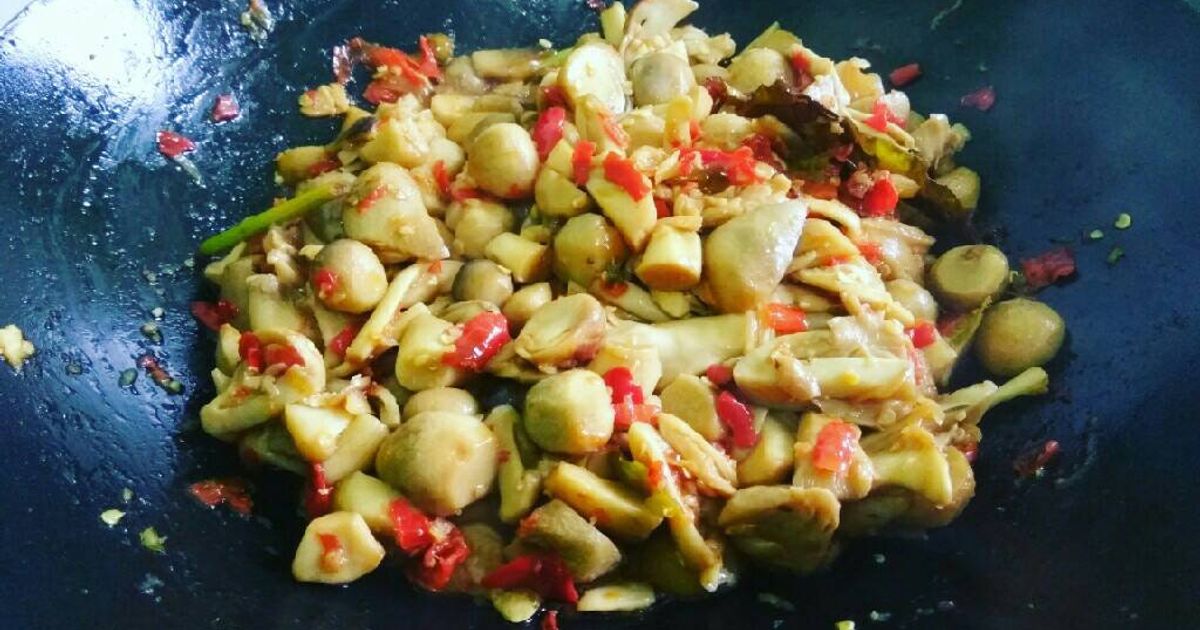 Resep Jamur Tankos Masak Pedas oleh Wennie - Cookpad