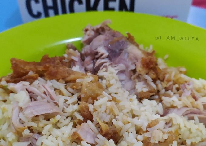 Resep Nasi Ayam KFC oleh i_amallea - Cookpad