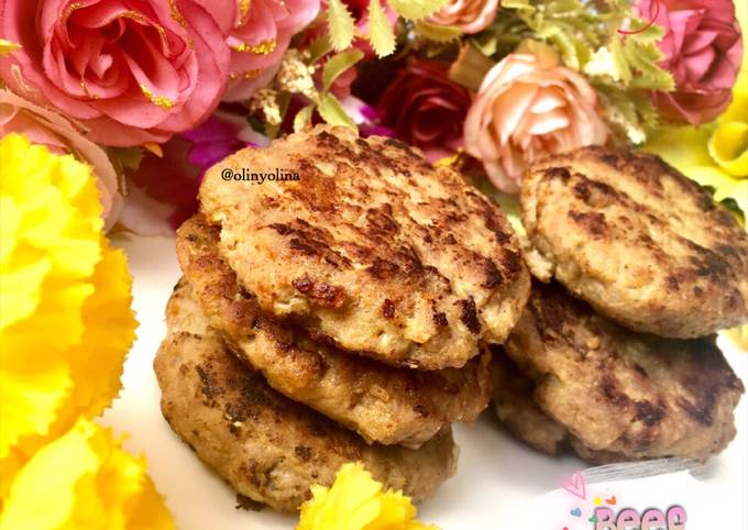 Resep Daging Sapi Burger (Beef Patties) oleh OlinYolina - Cookpad