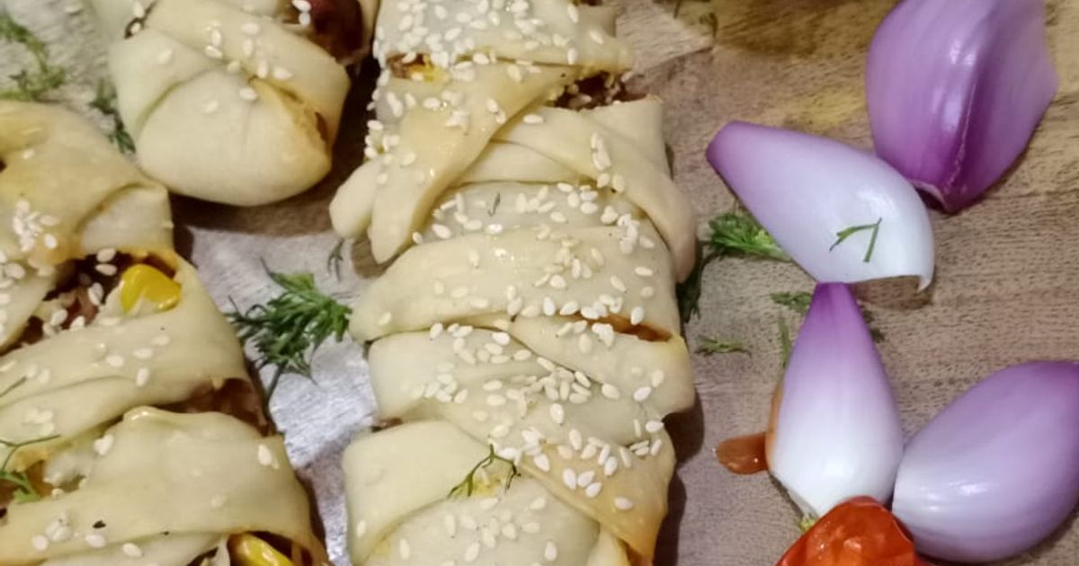 Stuffed Braided Bread Recipe by Pradnya Khadpekar