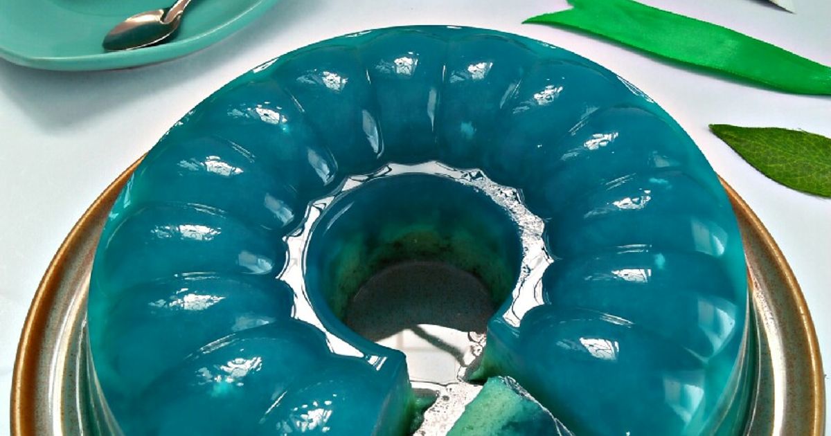 Resep Puding Lumut Ocean Blue oleh Afriyanti - Cookpad