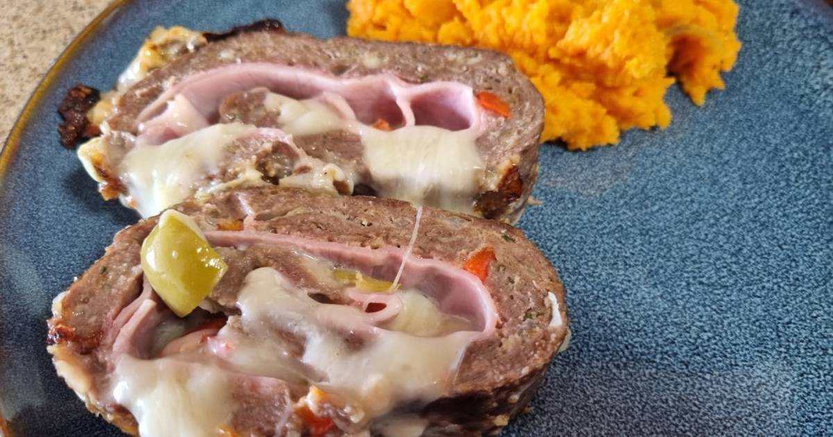 Arrollado de carne 😋😋 Receta de Abi Distefano- Cookpad