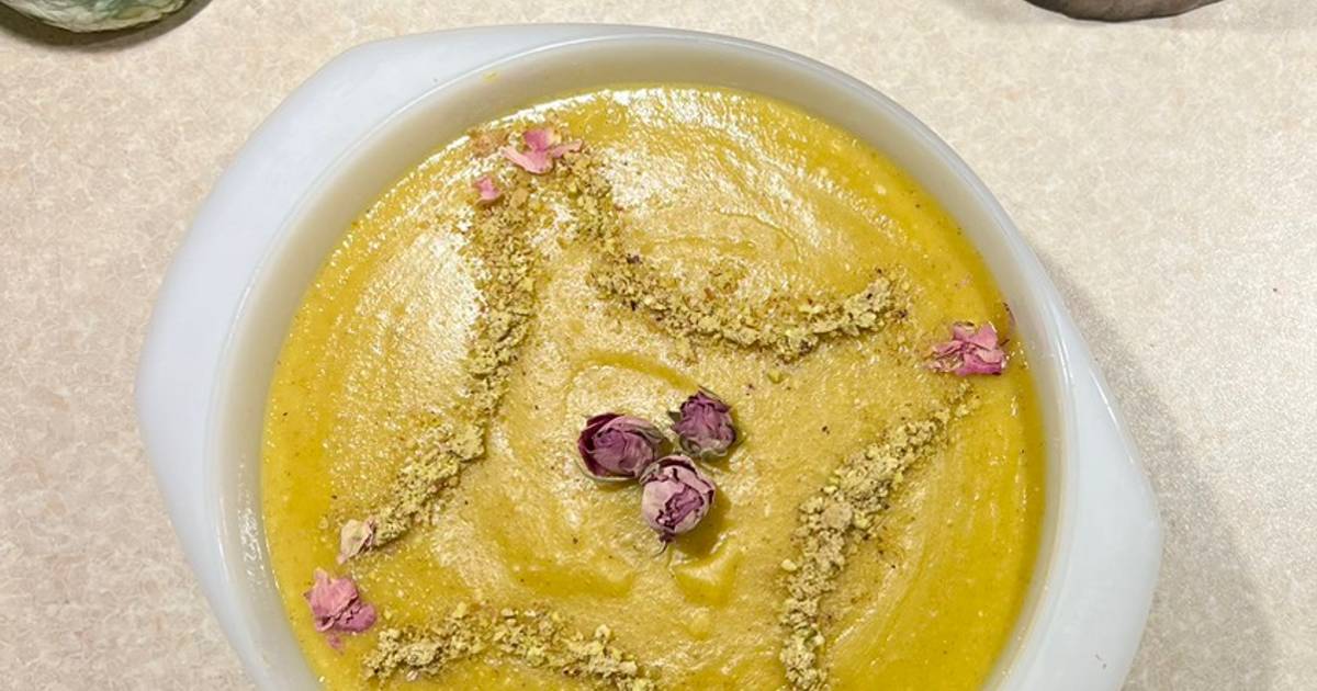 طرز تهیه کاچی گداخته اصفهان 🕌🌸 ساده و خوشمزه توسط *𝑆𝑎𝑖𝑛𝑎🌈🏡ساینا* - کوکپد