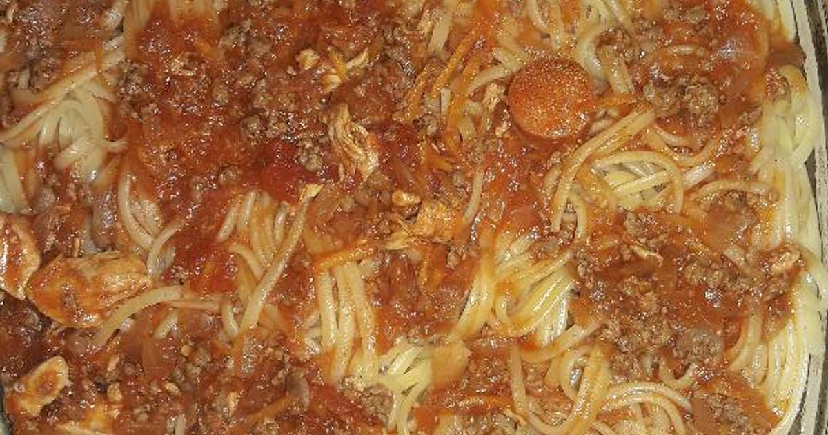 Fideos con tuco Receta de 🍩🍕🍟Maria Agustina🍰🍔🍳- Cookpad