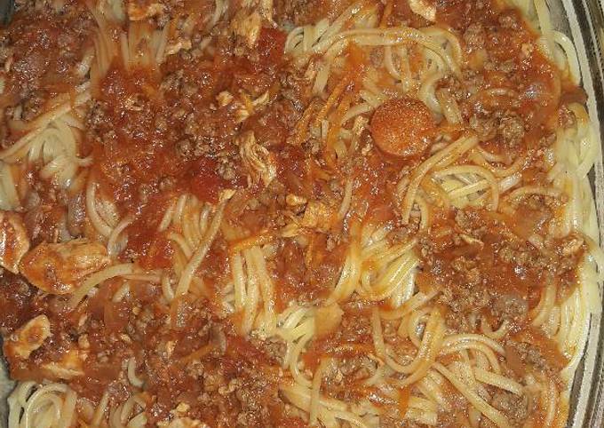 Fideos con tuco Receta de 🍩🍕🍟Maria Agustina🍰🍔🍳- Cookpad