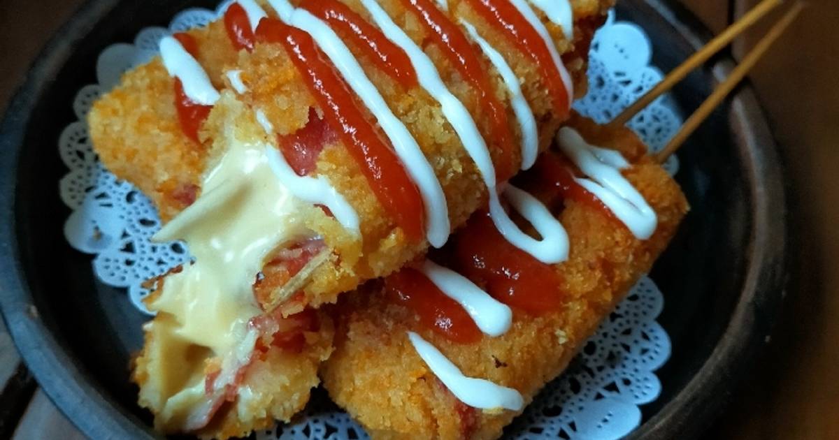 27 resep sosis corn dog lumer enak dan mudah - Cookpad