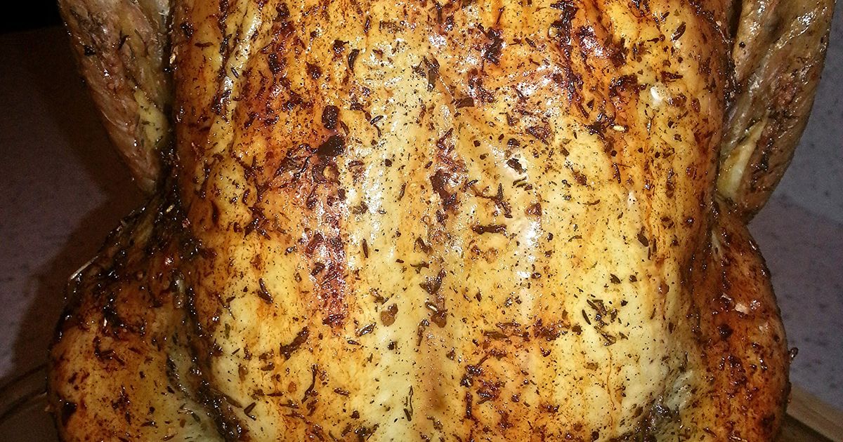 Beer Butt Oven Roasted Dill Lemon/Lime Chicken Recipe By Canuckshockeygirl
