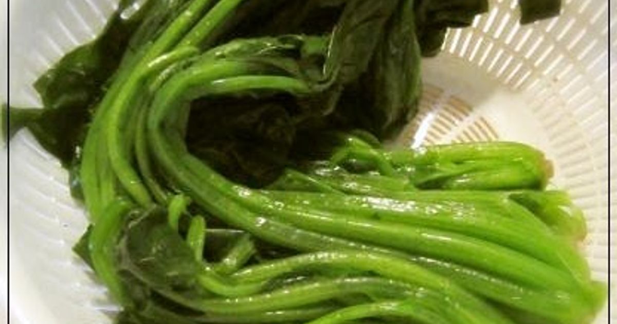 An Easy Method For Parboiling Greens Recipe by cookpad.japan