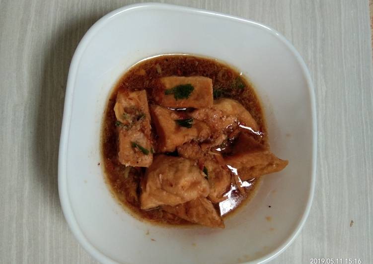 Resep Tahu bumbu semur simple dan praktis oleh Dapur Galuh - Cookpad