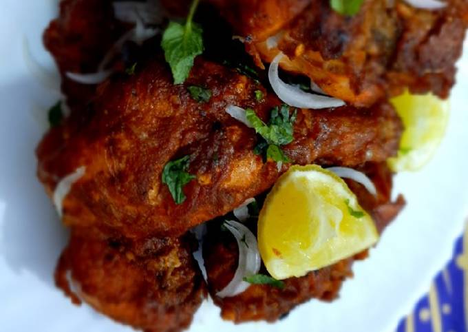 Spicy Chicken Fry Recipe by Uzma Syed - Cookpad