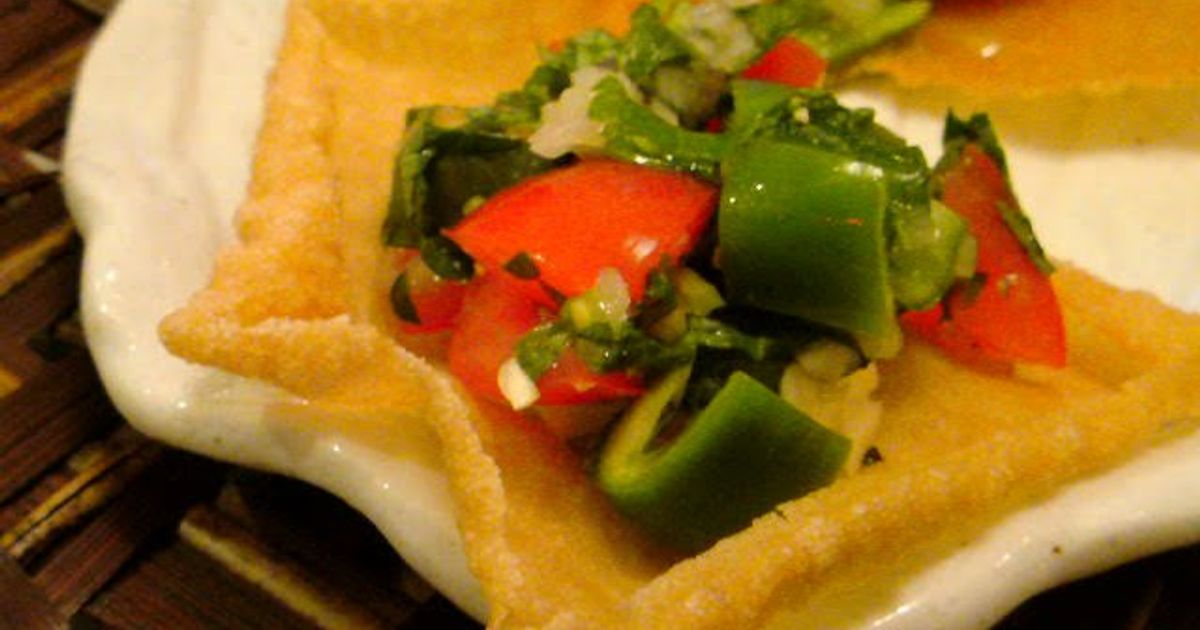 Easy Papad Snack Made With Spring Roll Wrappers Recipe By Cookpad.Japan