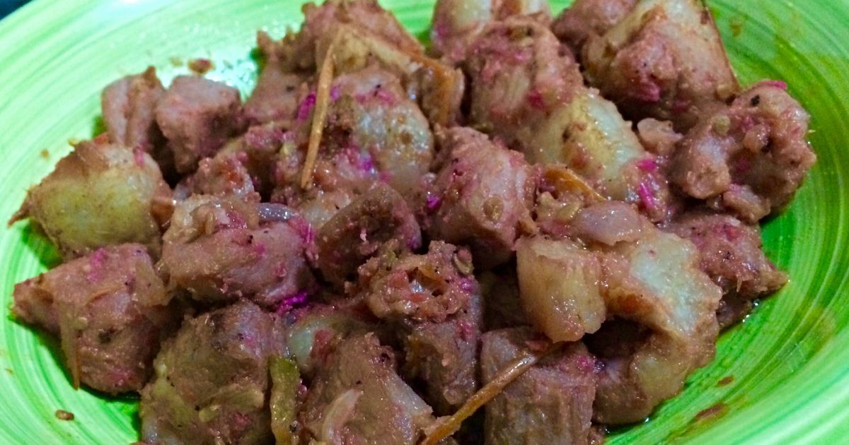 Pork With Bagoong (Binagoongan Baboy) Recipe By Bemski