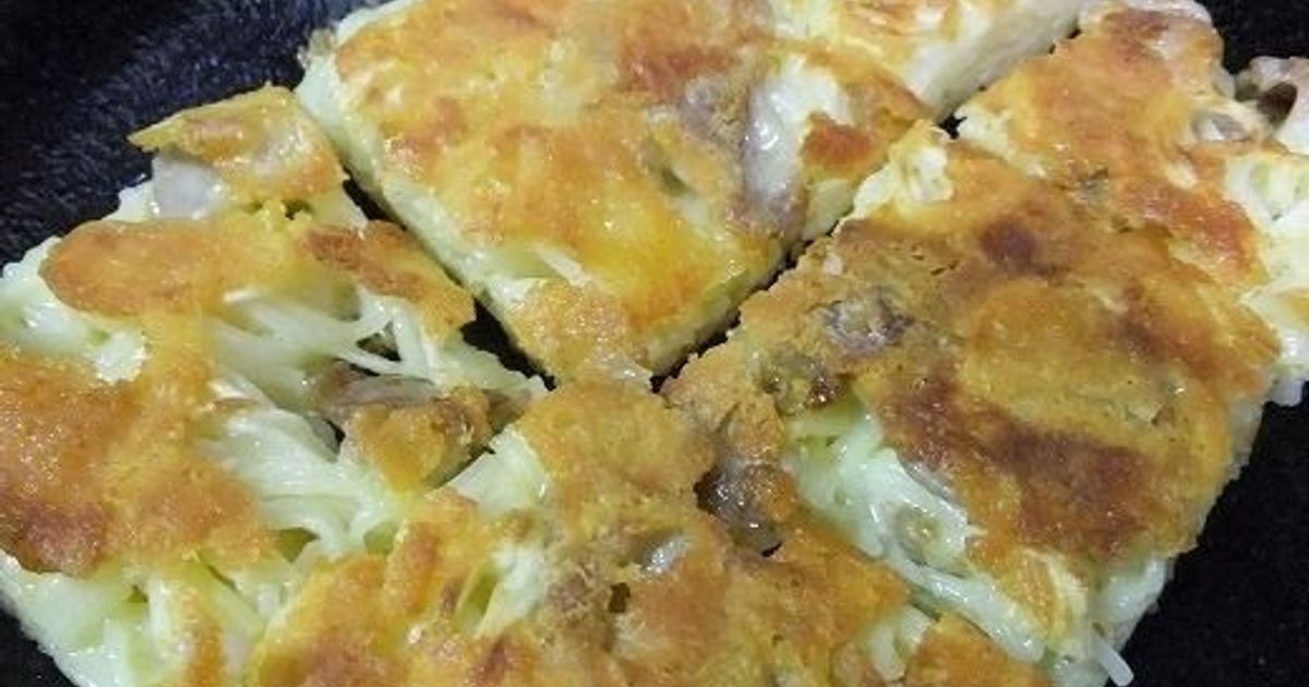 Easy Somen Noodle Chijimi (Korean Pancakes) Recipe by cookpad.japan