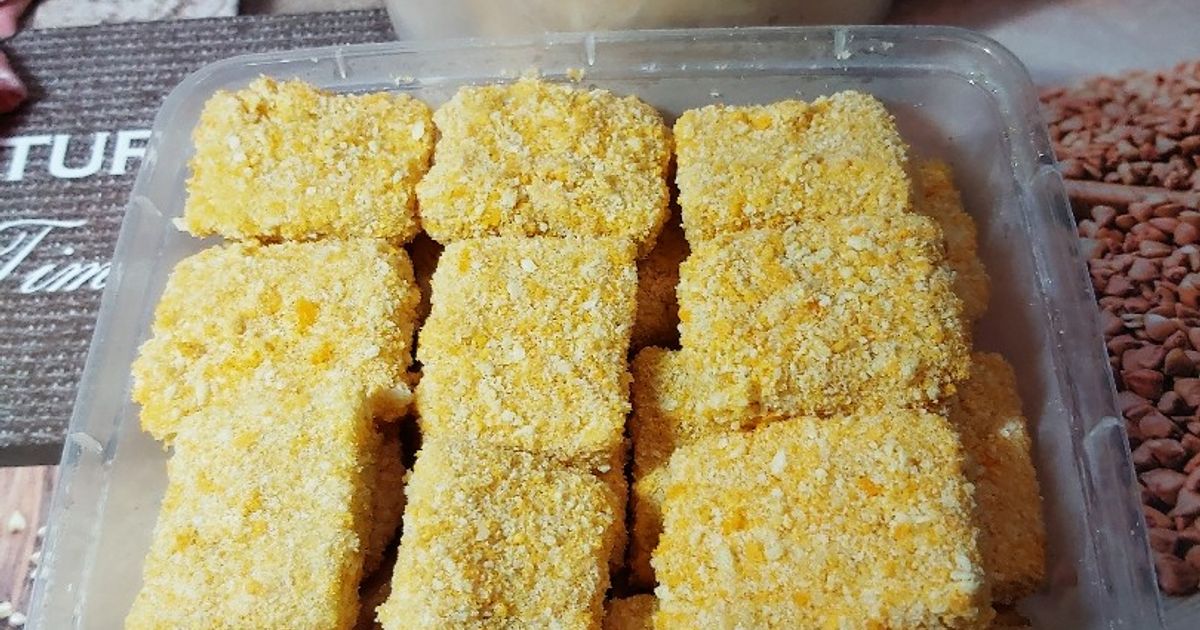 Resep Chicken Nugget Keju (Frozen Food) oleh Atik Efendy - Cookpad